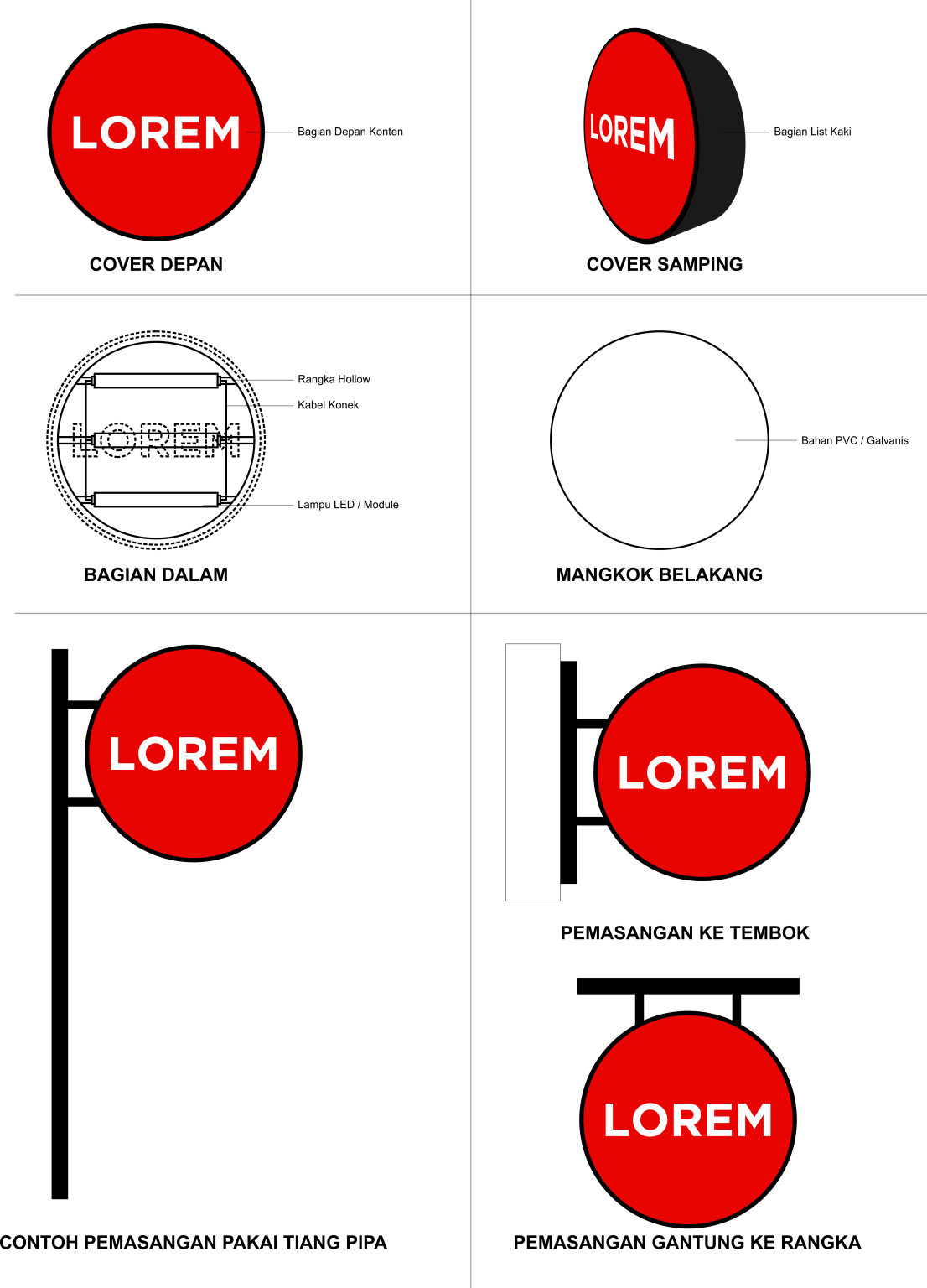 Jasa Pembuatan Neon Box Bergaransi, Harga Terbaik - Millenia Art